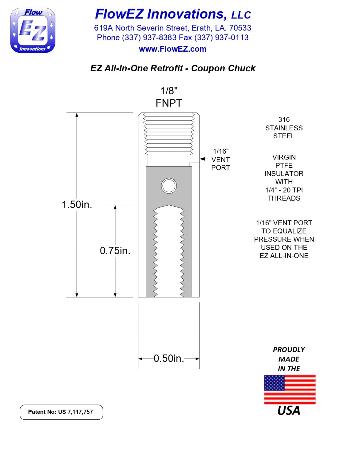EZ All-In-One Retrofit Coupon Chuck Louisiana